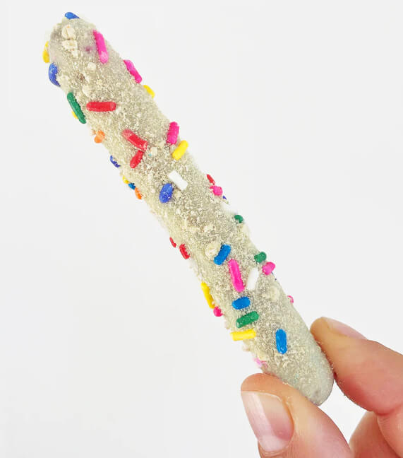 Product: Birthday Cake Chocolate Covered Pretzels