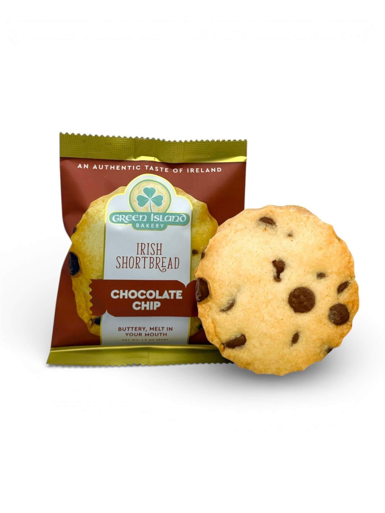 Product: Chocolate Chip Shortbread Cookie - Individually Wrapped