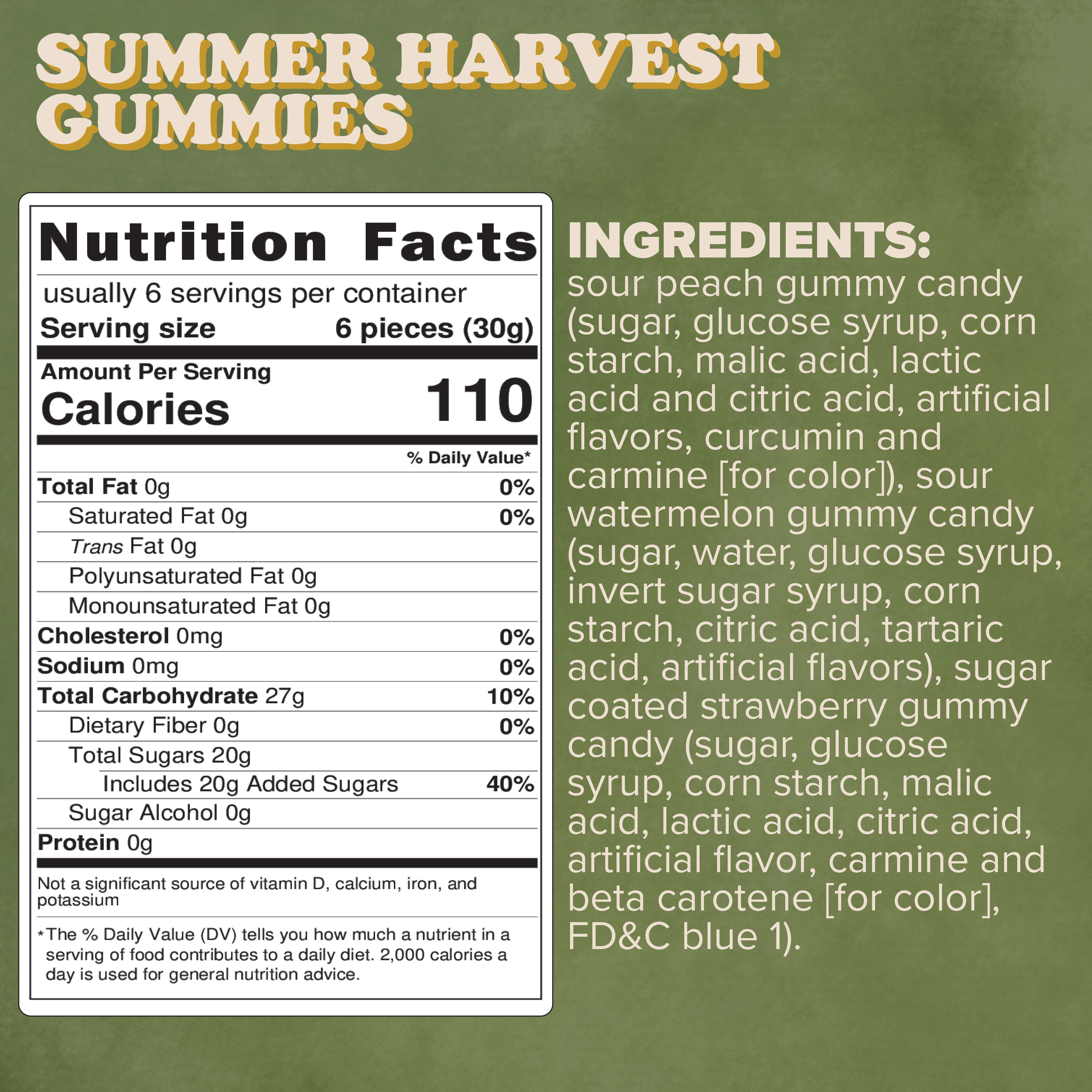 Product: Summer Harvest Gummies