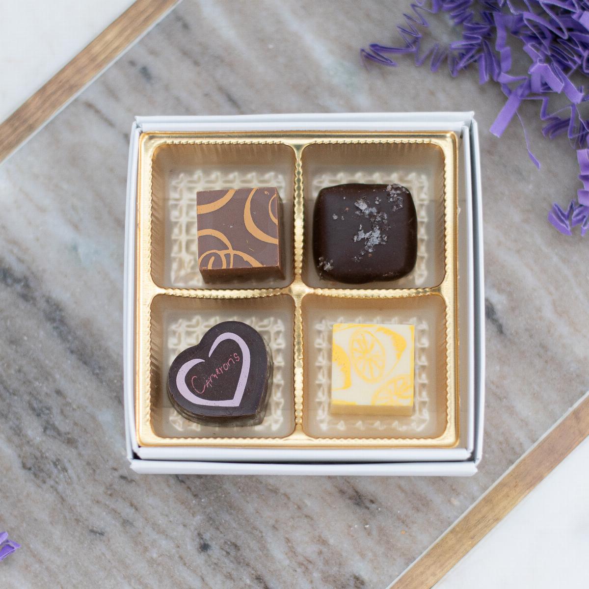 Product: Custom Belgian Artisan Solid Chocolate Boxes
