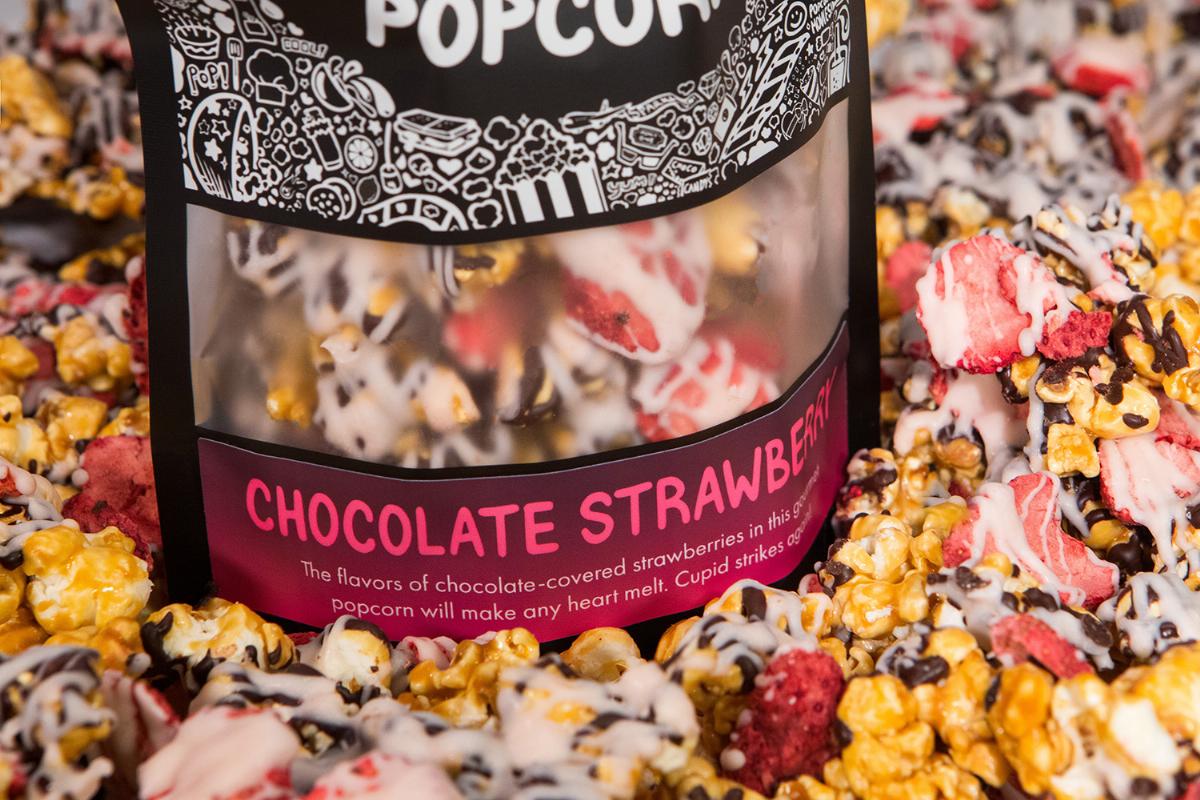 Product: Belgian Chocolate Toffee Popcorn