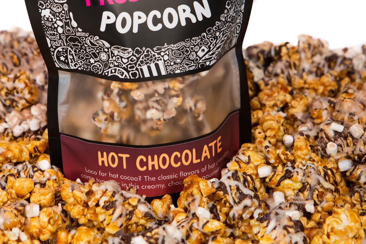 Product: Belgian Chocolate Toffee Popcorn